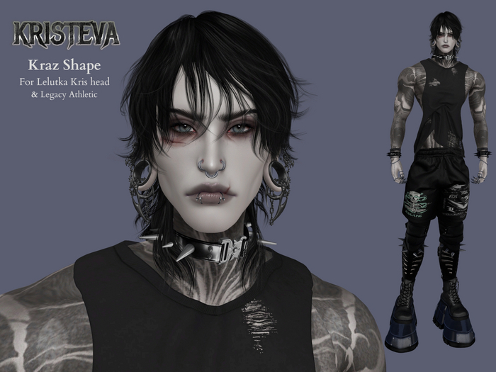 Second Life Marketplace - [KRISTEVA] Kraz Shape for Lelutka Kris ...